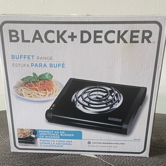 Black & Decker | Kitchen | Black Decker Buffet Range Black | Poshmark